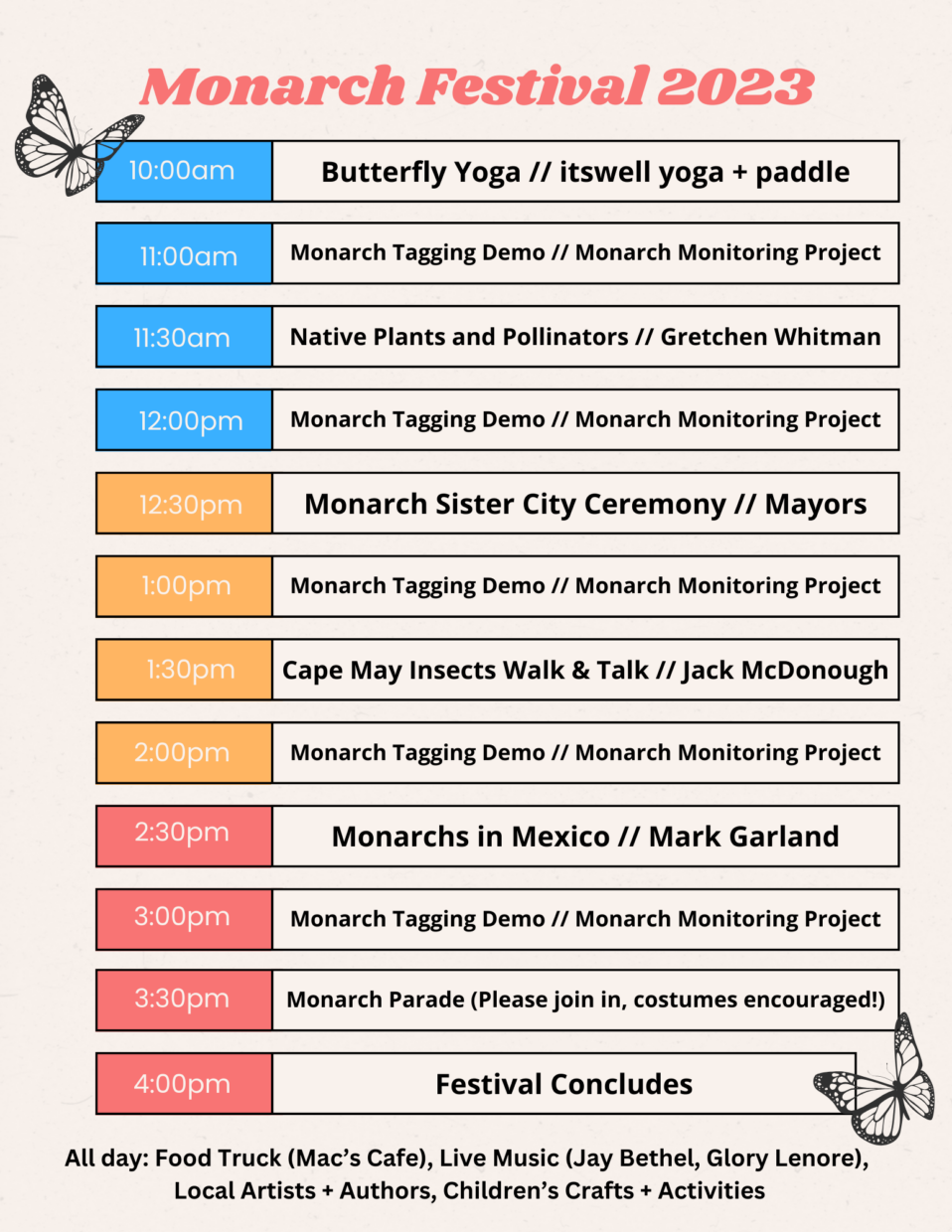 Monarch Festival at the Nature Center of Cape May | New Jersey Audubon